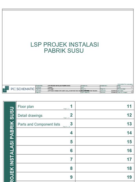Lsp Project Instalasi Listrik Pabrik Susu Muhammad Iman Maulana
