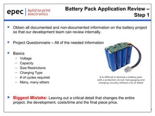 Battery Pack Development Timeline And Expectations Ppt