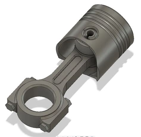 Magnetic Moving Piston Keychain By Chris1974 Makerworld Download Free