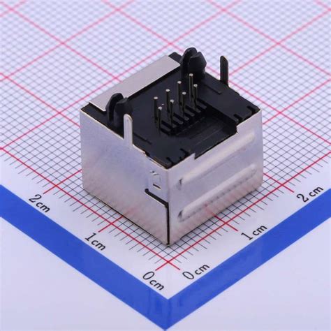 Rj45 Female Socket For Pcb 8 Pin Makers Electronics