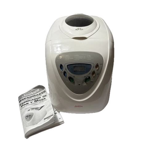 Sunbeam Bread Maker Machine White Model 5891 Programmable Manual Tested Working Ebay