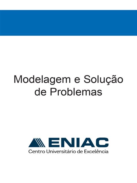 Modelagem E Solução De Problemas Pdf Força Aceleração