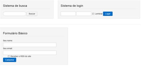 Bootstrap Formulários Básico