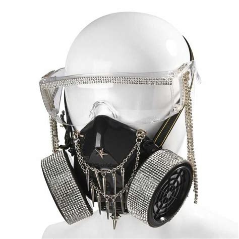 Masque Bdsm à Filtre Rétro Futuriste Tenue Bdsm