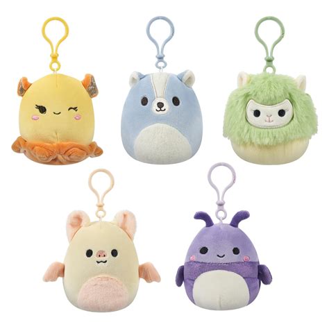 Squishmallows Original 3 5 Inch Clip On Plush 5 Pack Ultrasoft