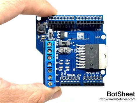 Arduino L298n 馬達驅動擴展板 V3 Botsheet