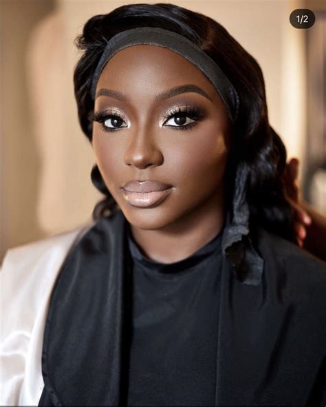Full Glam Bridal Look Black Bridal Makeup Black Wedding Makeup Glam