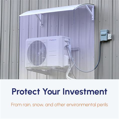 Eliteguard™ Outdoor Metal Shelter For Mini Split Condensing Units