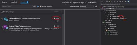 15 3 Sdk2 User Can T Update FSharp Core System ValueTuple Using The Nuget GUI Issue 3361