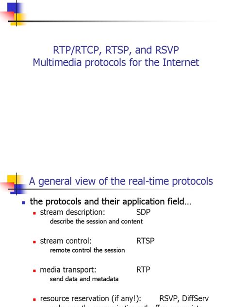 Rtp Rtcp Pdf Quality Of Service Streaming Media Rtp Rtcp Pdf Quality Of Service Streaming Media
