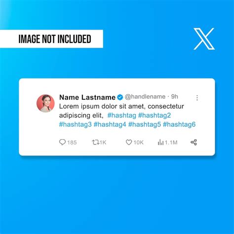 Blank Twitter Template Images Free Download On Freepik