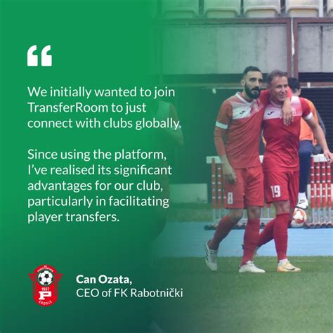 Transferroom Continues To Grow With Fc Rabotnicki Skopje The Newest Club To Represent North