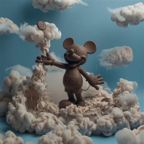 Mouse On Clouds Wallpaper Images Free Download On Freepik