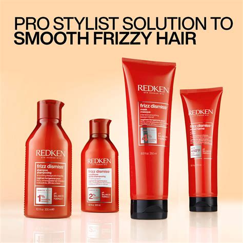 Frizz Dismiss Shampoo For Smooth Shiny Hair Redken