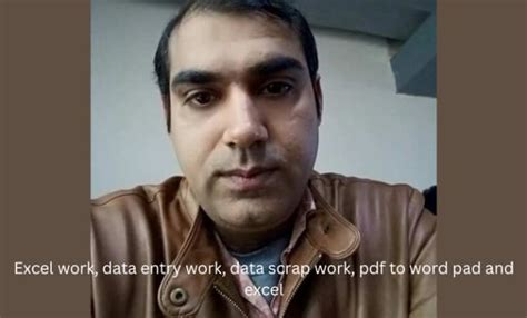 Do Excel Work Fastest Data Entry Web Scrapping Pdf To Word Pad And