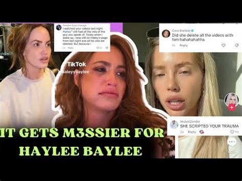 Haylee Baylee Gets Called Out Again Youtube