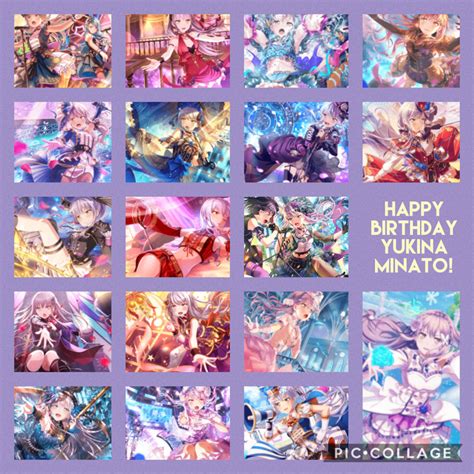 Happy Birthday Yukina Minat Feed Community Bandori Party Bang