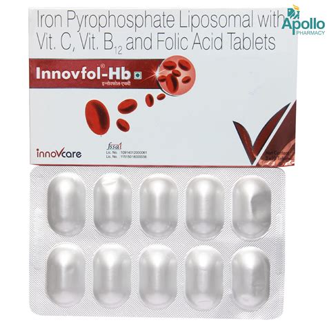 Innovfol Hb Tablet 10s Price Uses Side Effects Composition Apollo