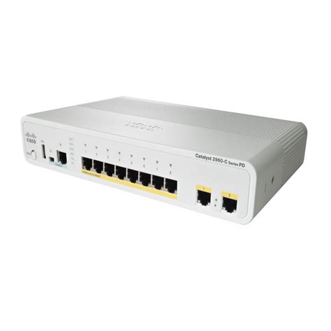 Switch Cisco 8 Portas 10 100 Gerenciável Ws C2960c 8tc L Cinco Ti