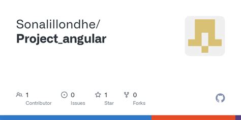 Github Sonalillondheprojectangular