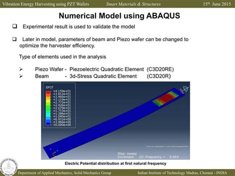 Smart Materials Structures And Vibration Energy Harvesting Using Pzt Wafers Pdf