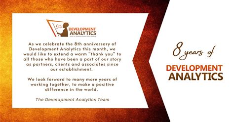 Development Analytics On Linkedin Thankyou Development