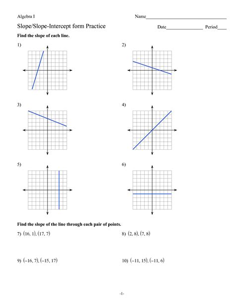 Writing Equations In Point Slope Form Activity Worksheets Library