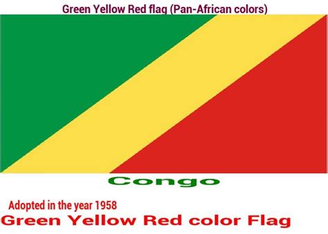 16 Countries With Green Yellow Red Flags Pan African Colors Emdamakina