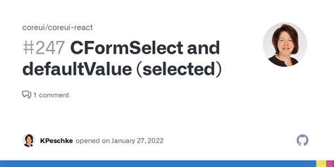 Cformselect And Defaultvalue Selected · Issue 247 · Coreuicoreui