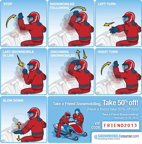 Take A Friend Snowmobiling And Save 50 Snowmobile Safety Blog