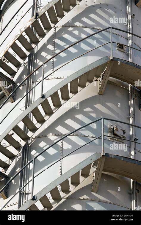 Industrial Spiral Stairs Modern Outdoor Industrial Spiral Staircase
