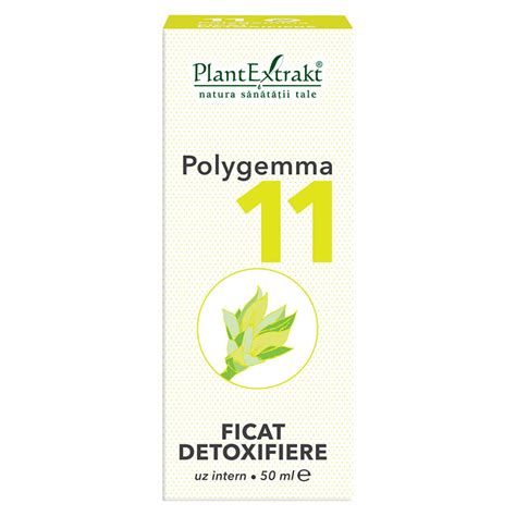Polygemma 11 Ficat Detoxifiere 50ml Helpnet Ro