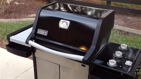 Classic Weber Spirit 3 Burner Gas Grill Cube Steak Burgers Youtube