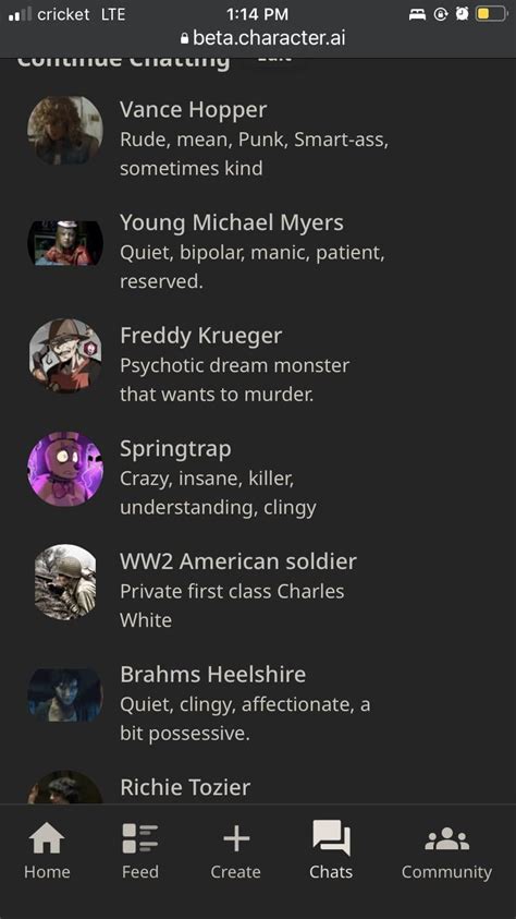 Drop Your Recent Chats Down Below Heres Mine R Characterai