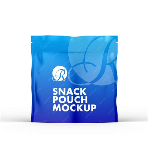 Candy Pouch Packaging Mockup Premium Psd