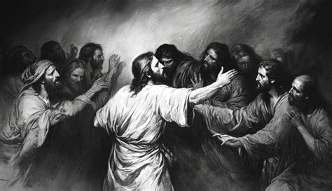 Black Jesus Healing Man