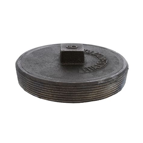 Jones Stephens 6 In Raised Head Lead Fit All Cleanout Plug With Cast