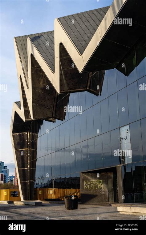 Glasgow Uk December 6 2023 Riverside Museum By Zaha Hadid