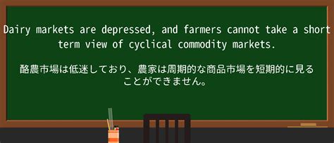 【英単語】cyclical Commodityを徹底解説！意味、使い方、例文、読み方 おもしろい英文法