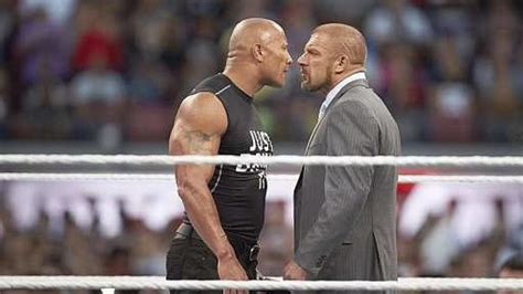 What Happened Between Triple H And The Rock Looking At The Story