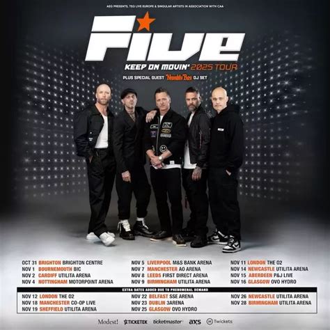 Five Tickets Are Still Available If You Missed Out On New Tour Dates