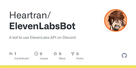 github heartran elevenlabsbot a bot to use elevenlabs api on discord