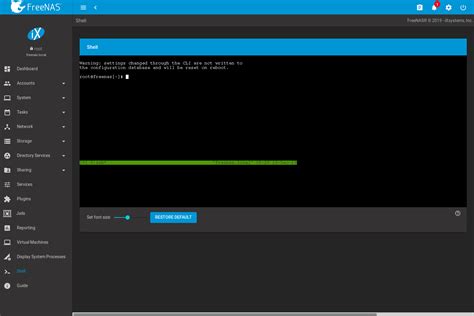 25 command line utilities — freenas®11 3 rc1 user guide table of contents