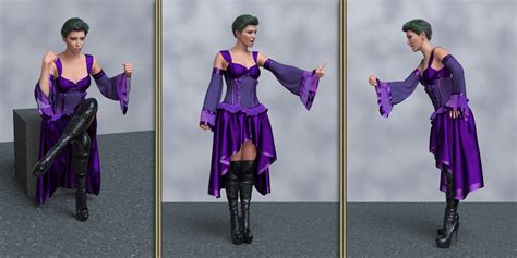 Evil Stepmother Poses For Genesis 9 Feminine Daz 3d