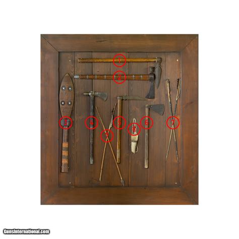 Mounted Weapons Display Board
