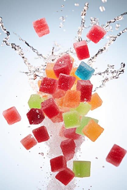 Premium Ai Image Coloured Candy Sugar Coated And Hairdos