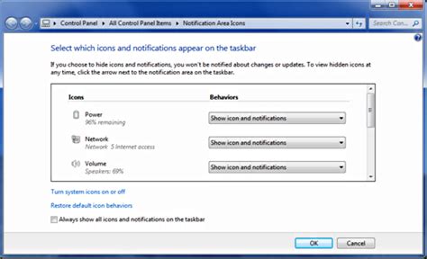 Disable Speaker Audio Control In Windows 7 Taskbar