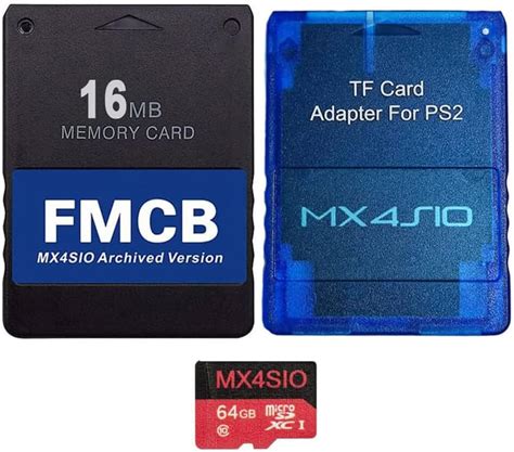 PS MX SIO TF Card Adapter With G TF Card And PS FMCB MX SIO Archived Version Card For PS