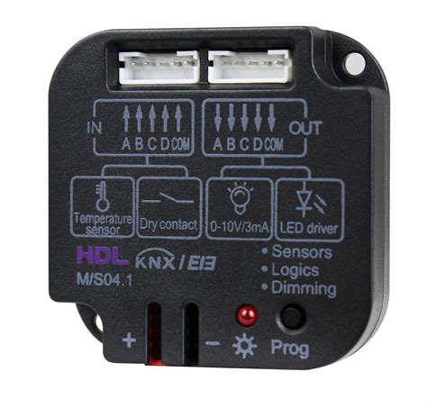 4 контактный модуль входов Knx Hdl Ms041