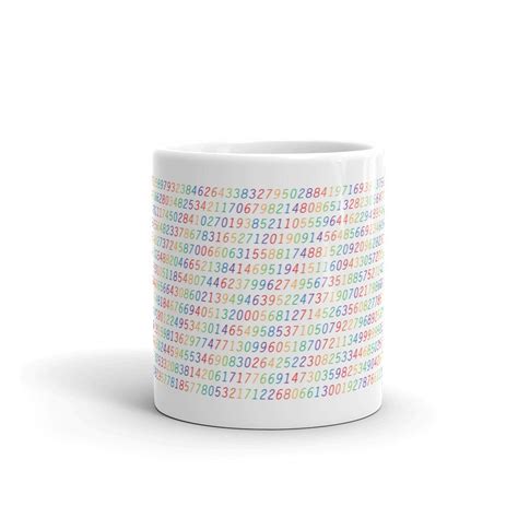 Pi To 1000 Decimal Places Mug Etsy